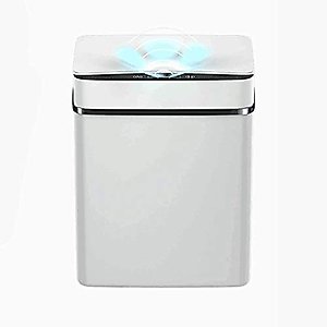 CZDYUF 15L Intelligent Trash Can Automatic Sensor Dustbin Smart Sensor Electric Waste Bin Home Rubbish Can for Kitchen Bathroom Garbage ( Color : E )