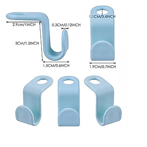 Hanger Hooks Hanger Organizer Cascading Clothes Hooks, Cascade Hangers to Create Up to 3X More Closet Space Connector Hooks Space Saving, Closet Organizer