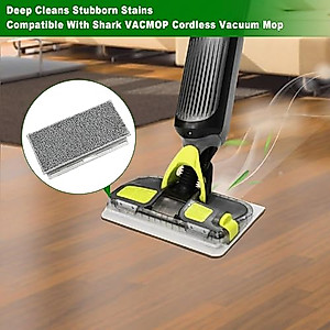 Gogintik Flannel Composite Replacement Pads for VACMOP Disposable Hard Floor Vacuum and Mop Pad Refills, 8 Count