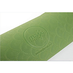 2 Tone TPE Yoga Mat - Green/DarkBlue