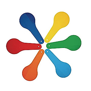 Excellerations Color Paddles (Pack of 18) Educational STEM Toy, Preschool, Kids Toys (Item # PADD)