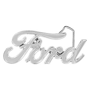 Ford script chrome plated Brass Belt Buckle