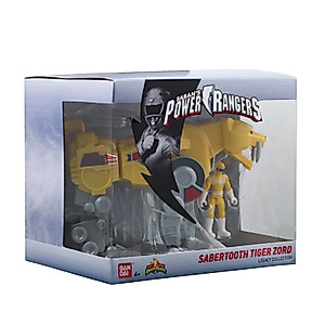 Power Rangers Mighty Morphin Sabertooth Tiger Zord Action Figure, Sabretooth Tiger Zord