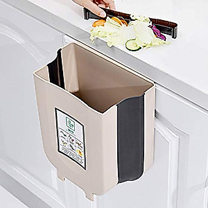 NC Kitchen Trash Can, Vehicle Hanging Folding Trash Can, Family Car Wall-Mounted Storage Box