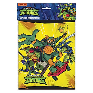 Unique Teenage Mutant Ninja Turtles Party Loot Bags | 9" x 7.5" | 8 Pcs