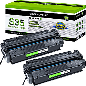 greencycle Compatible 7833a001aa S35 S-35 Toner Cartridge Replacement for Canon imageCLASS D320 D340 D383 510 FAXPHONE ICD-340 L170 L400 Printers (Black, 2 Pack)