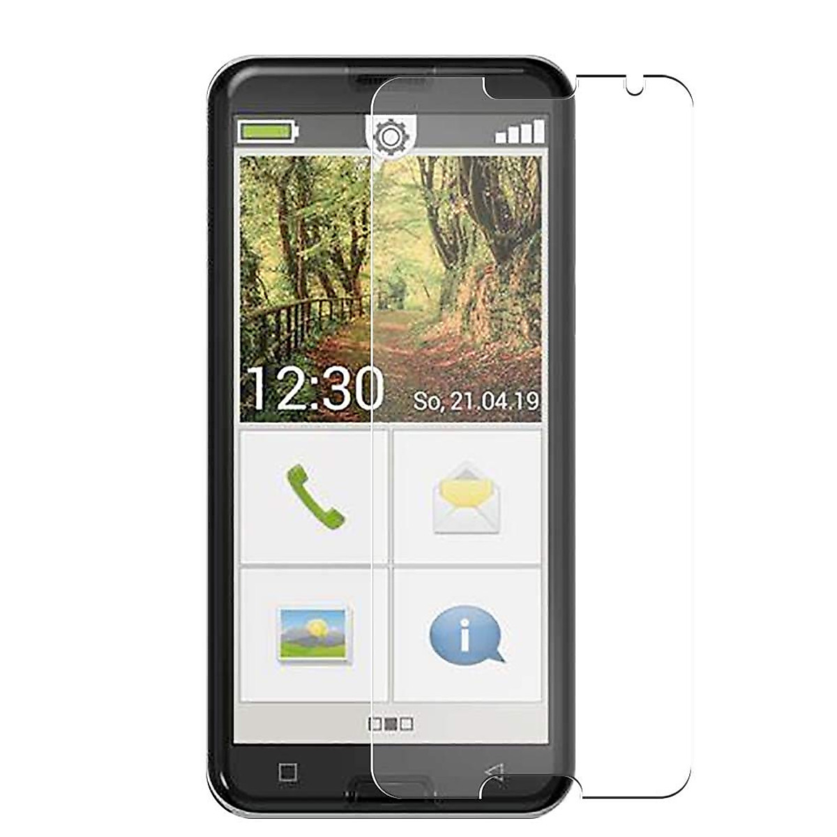 Puccy 3 Pack Screen Protector Film, compatible with Emporia Smart 5 TPU Guard （ Not Tempered Glass Protectors ）