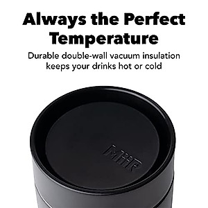 MiiR 360 Traveler, Stainless Steel Double-Wall Vacuum Insulated Tumbler - Leakproof 360 Lid for Easy Sipping on the Go; Perfect for Hot & Cold Drinks