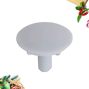 Cabilock Bathtub Accessories Plastic Kitchen Faucet Hole Dispenser Decorative Cover Kitchen Sink Tap Hole Plug (White) Tub Drain Stopper