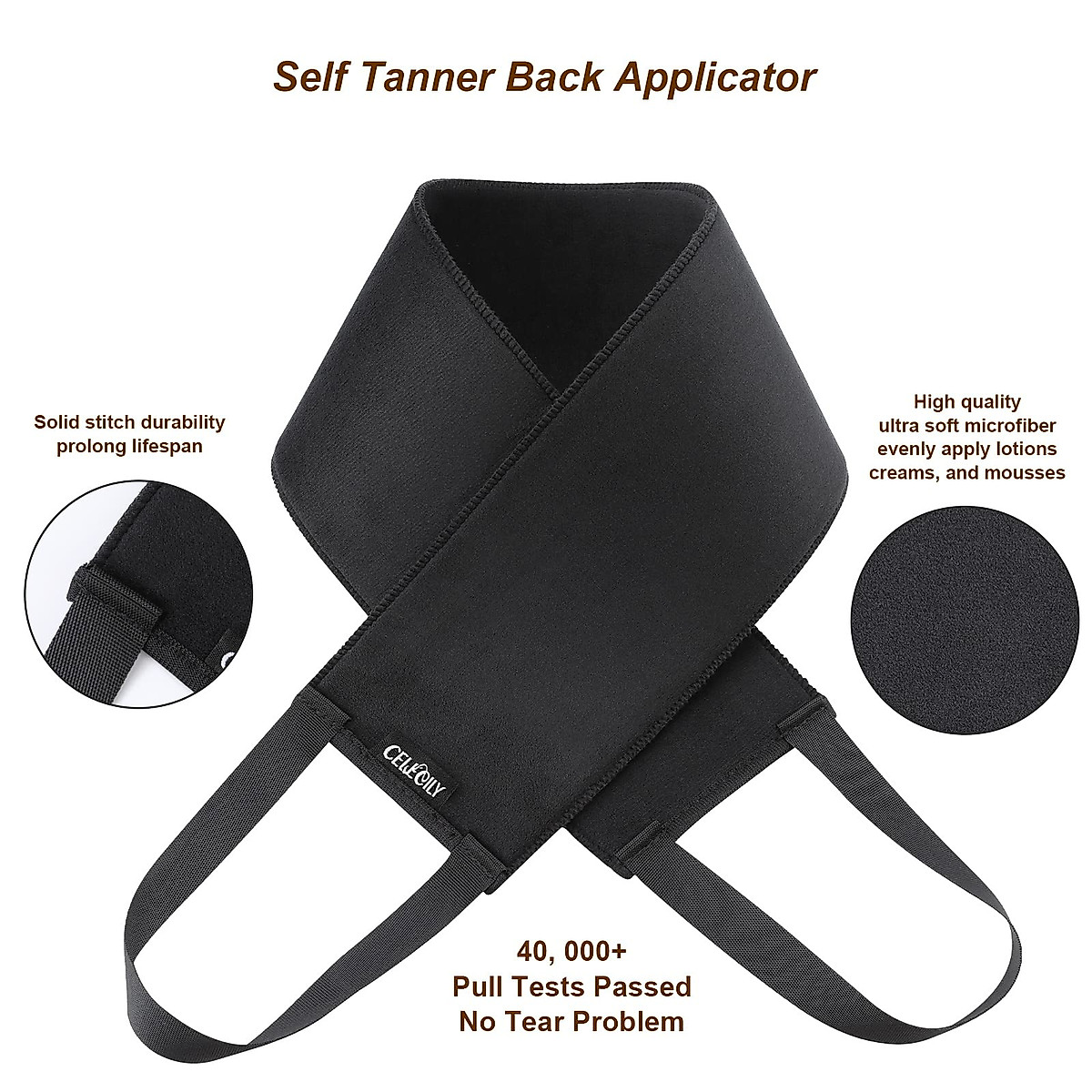 CeleCily Self Tanning Mitt Applicator Kit Tanning Mitts Self Tanner Applicator Set Self Tanning Glove for Self Tan Mitt Applicator Kit, Back Tanning Applicator,Self Tanner Mitt Applicator Tanning Kit