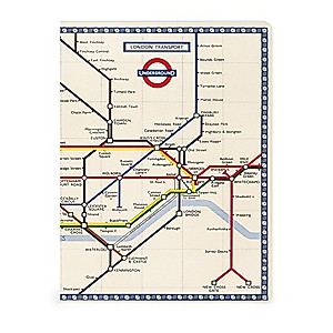 Cavallini Papers & Co Notebook Set Vintage London, 4-Inch by 5.5-Inch, 2 Notebooks 96 Pages