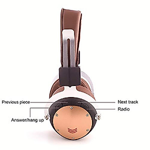 newshijieCOb MH6 Durable Foldable Bluetooth Wireless Outdoor Headphone FM Radio Bass Stereo Headset Head-Mounted Headphone Camel