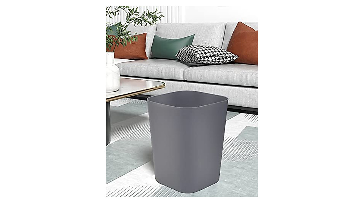 Gereen 2-Gallon Square Trash Can Pack - Durable & Stylish Wastebaskets