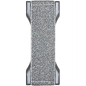 LoveHandle PRO Premium Phone Grip - Phone Strap - Magnetic Phone Mount and Kickstand for Smartphone and Tablet - Silver Glitter