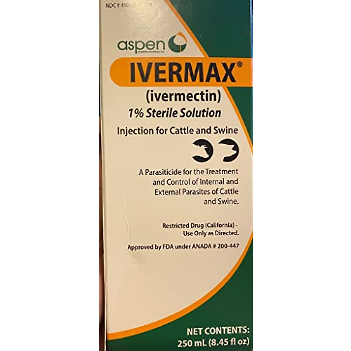 Aspen Ivermax 1% Sterile Solution 250mL