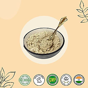 White Turmeric Powder by mi nature | Kachur, Curcuma zeodaria,Poolankilangu powder | 227g(8 oz) (0.5 lb) | Does not stain | White turmeric powder for face and skin | 100% Natural powder| From India