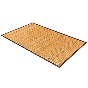 Giantex 5'x8' Bamboo Area Rug Floor Carpet Natural Bamboo Wood Indoor 60” x 96” Area Rug