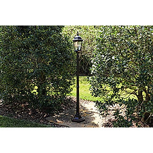 Kenroy Home 93432ORB Villa Waterproof Outdoor Lamp Post Light, Oil-Rubbed Bronze Finish