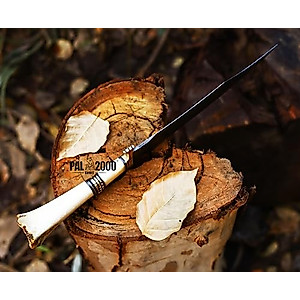 PAL 2000 KNIVES HUN-9871 Handmade Damascus Steel Predator Hunter Knife With Sheath