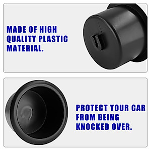 Waziaqoc 2PCS Recliner-Handles Cup Holder, Plastic Cup Holder Replacement Cup Holder Insert for Sofa Couch Table Rv Car Boat, Black