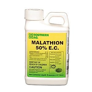 Southern Ag 07661 MALATHION 50% E.C. Broad Spectrum Insecticide, 8 oz