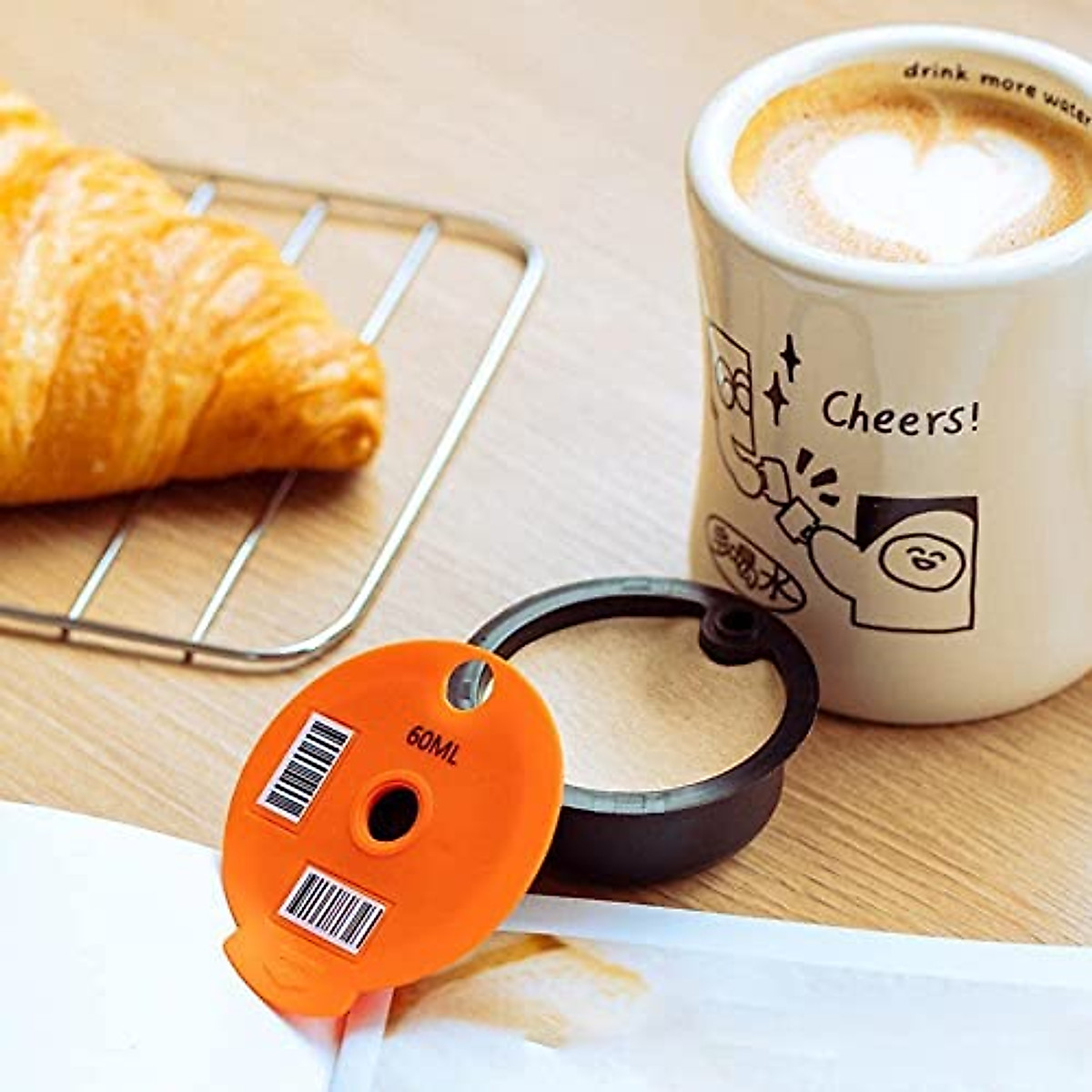 WAITLOVER 50PC Disposible Paper Filter for Reusable Tassimo/Nespresso Coffee Capsule Capsule from for Cleaning Keep Protect Block