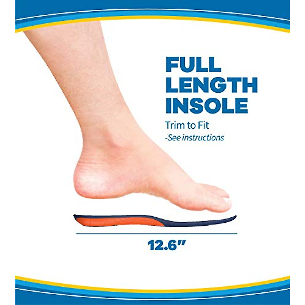 Dr. Scholl’s Extra Support Insoles Superior Shock Absorption and Reinforced Arch Support for Big & Tall Men to Reduce Muscle Fatigue So You Can Stay on Your Feet Longer (for Men's 8-14)
