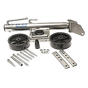 Jeremywell 2000lbs Trailer Jack with Double Wheel Swivel Tongue Twin Boat Towing 26" Length Lift