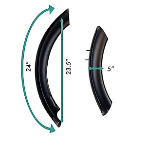 voltech Metal Fat Tire Bike Fenders for 20x4.0 Inch Tires Mud Guard Cycling Fender Kit Front and Rear Fender Set for Electric Bikes