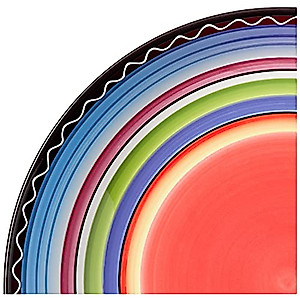 Certified International Tequila Sunrise Serving Bowl, Extra Large, Multicolored