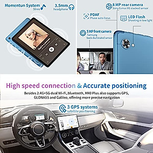 TECLAST Android 12 Tablet 10 inch Tablets, M40Plus 8GB+128GB Tablet, 1TB Expand 8 Core Android Tablet, 2.4G/5G WiFi, 1920*1200 IPS, 7000mAh Fast Charge, Bluetooth 5.0, GPS, Dual Camera, Parent control