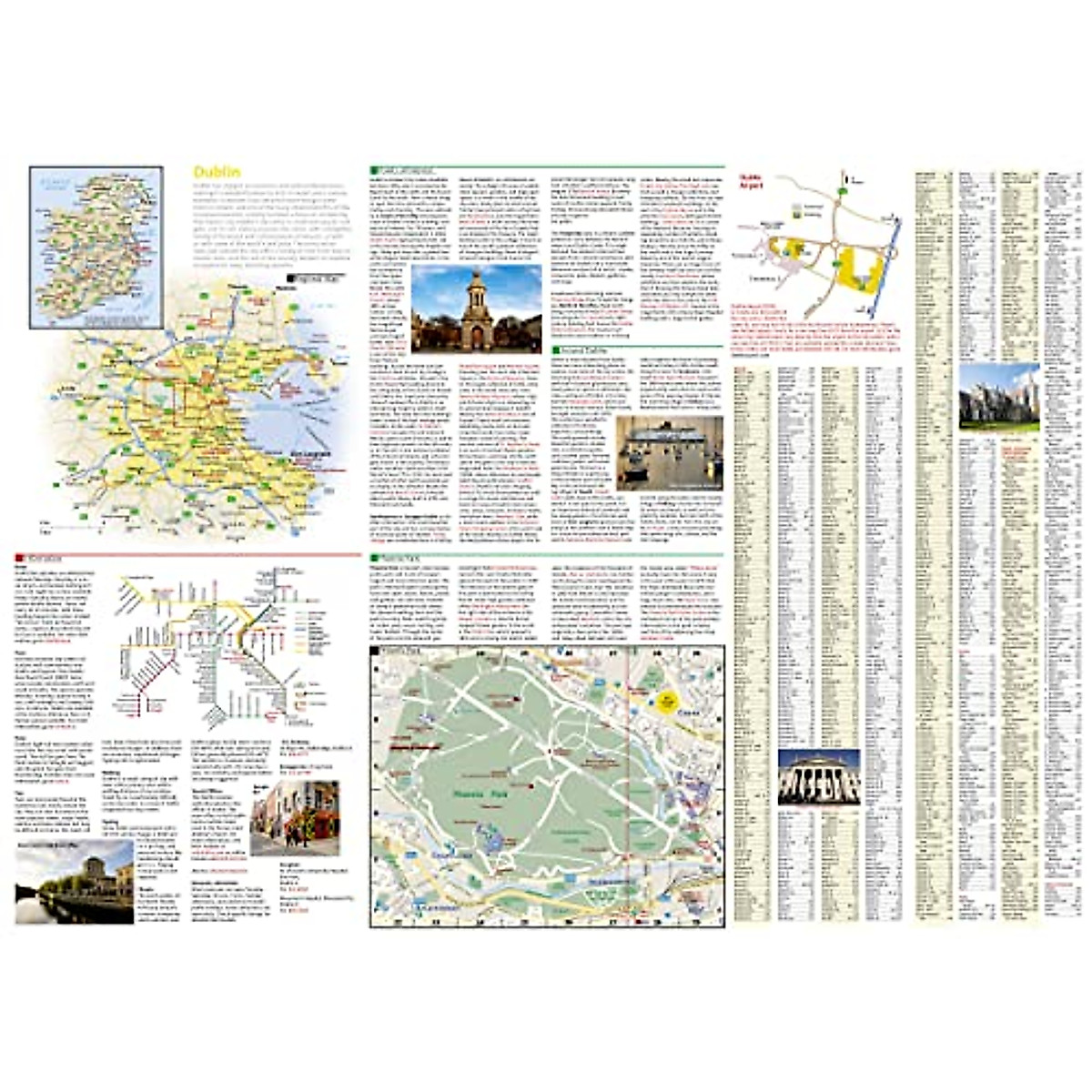 Dublin Map (National Geographic Destination City Map)