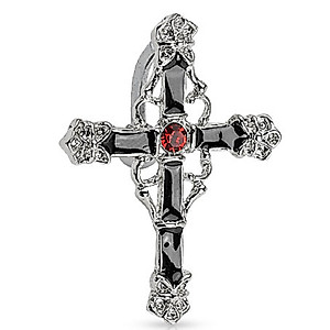 Belly Button Ring Navel Reverse Cross Body Jewelry