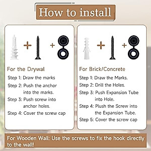 Ceiling Hooks for Hanging Plant, Hanger for Indoor and Outdoor Plant Pots Holder, Wall Hook for Planters, Flower Basket, Wind Chimes, Lanterns, Lights, Bird Feeders, Home Decor-2.5Inch 2Pack