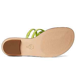 Michael Kors Hampton Flat Sandal Bright Limeade 7.5 M
