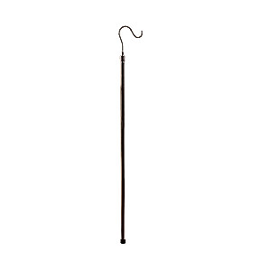 SSWBasics Chrome Reach Garment Hook - Durable Chrome Clothes Hook Pole - Adjustable High Reach Garment Hook - Extendable Metal Clothing Hook Pole for Retail, Boutique, and Home Closet Organization