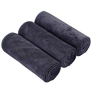 HOPESHIN Gyms Yoga Towels Sweat Fitness Exercise Microfiber Workout Towels Absorbent Gym Towels for Men & Women Sports Towels Soft Fast Drying 3 Pack, 16inchX32inch
