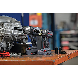 Ingersoll Rand W5133 3/8" 20V Cordless Impact Wrench, 550 ft-lb Torque, Friction Ring Retainer, Pistol, Bare Tool