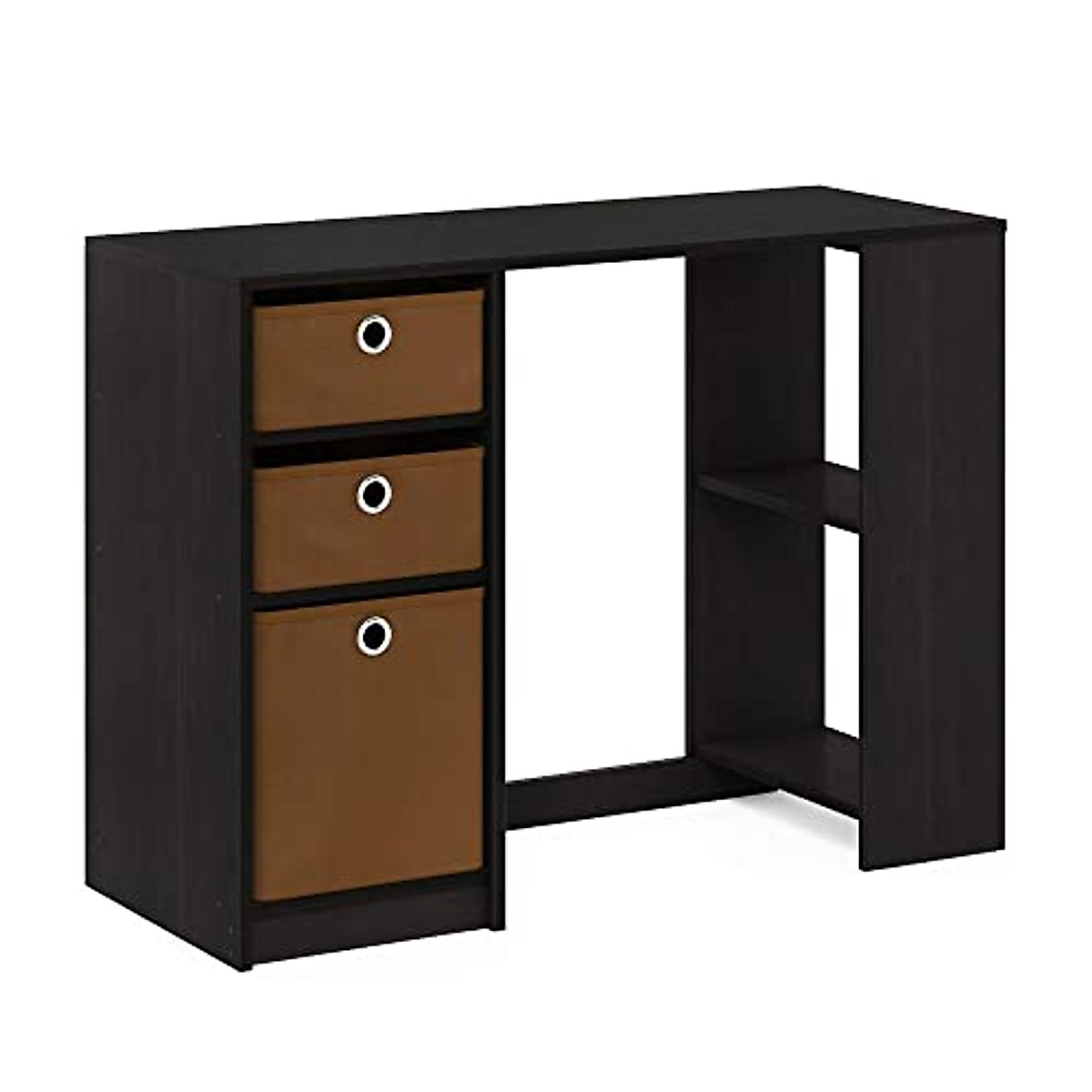FURINNO Computer Study Writing Desk, Espresso, Model:15110EXBR