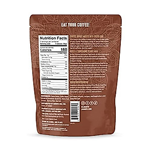 Lakanto Sugar Free Espresso Coffee Cups - Sweetened With Monk Fruit Sweetener and Erythritol, Eat Your Coffee, On the Go, Dark Roast, Keto Diet Friendly, Vegan (Espresso - 8 Cups - Pack of 1)