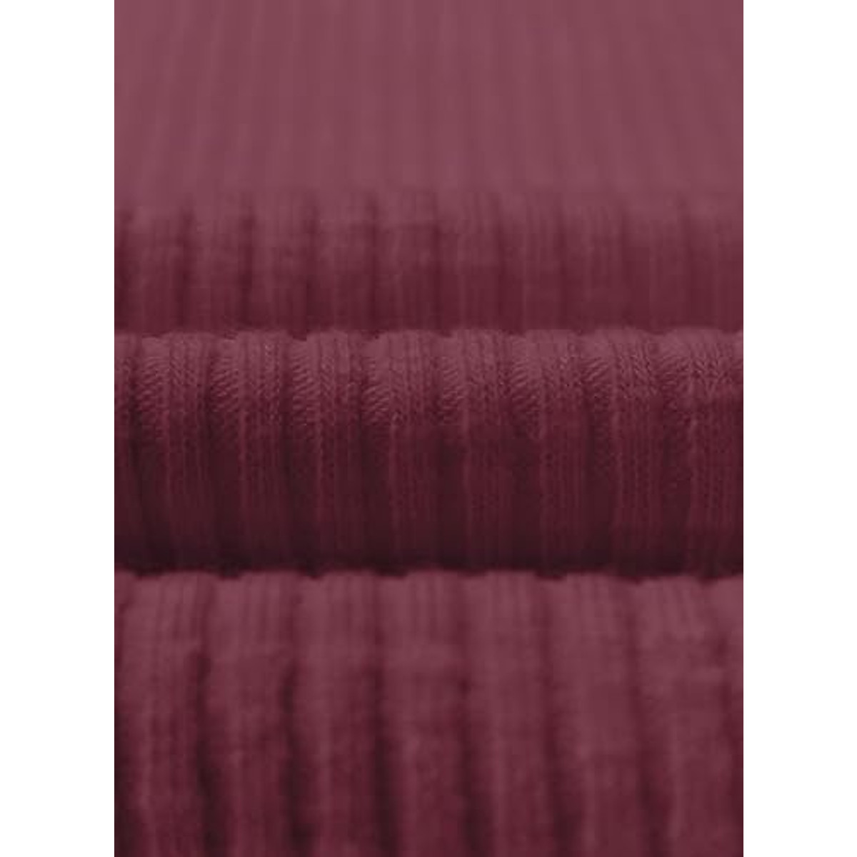 VICHYIE Womens Henley Long Sleeves Tunic Lace Tops V Neck Button Neck Casual Slim Fit Blouses Cute Shirts Red Small