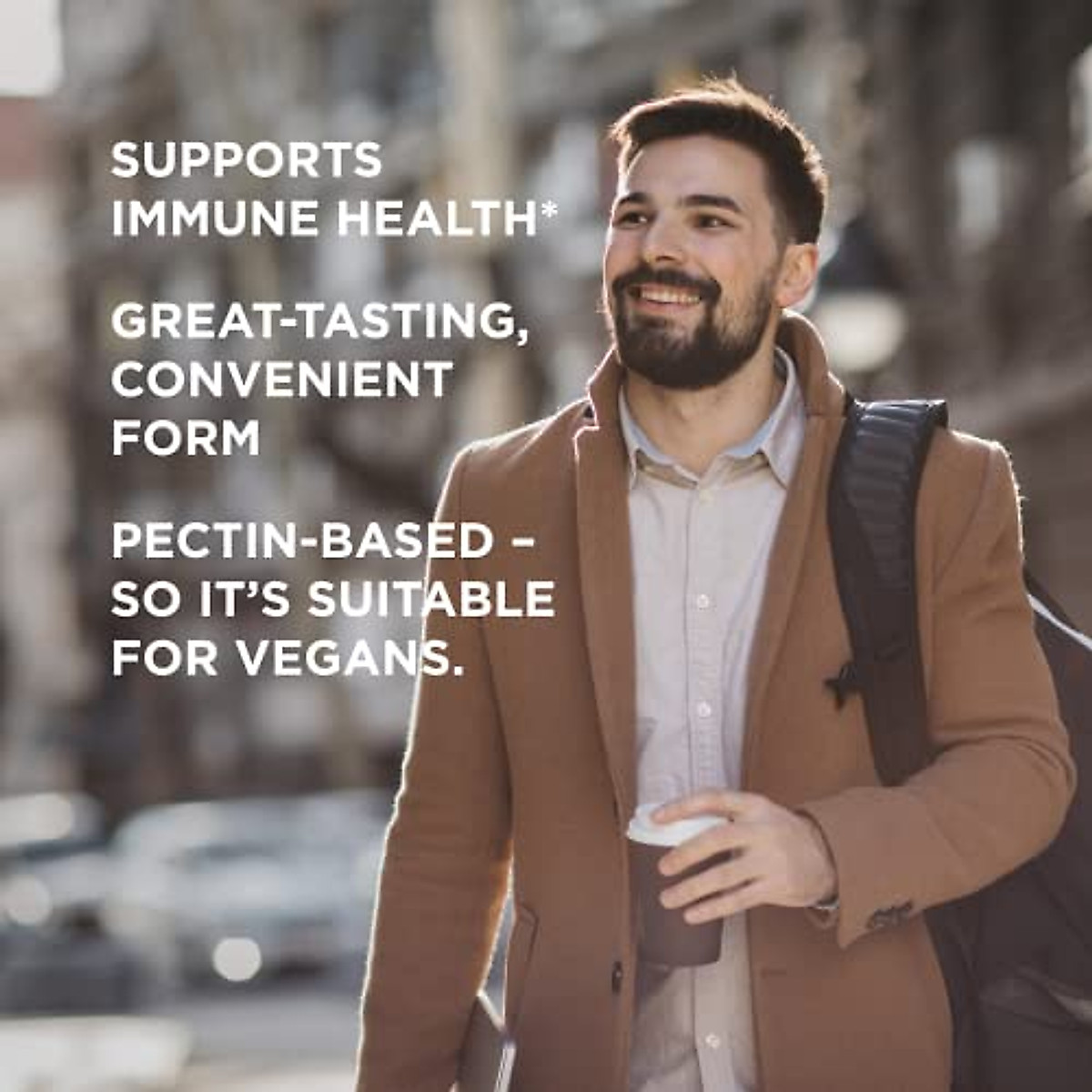 Solgar Adult Vitamin C 500 mg Gummies, Great-Tasting Strawberry Orange Flavor, Supports Immune Health, Non-GMO, Vegan, Gluten & Dairy Free, 30 Servings, 120 Count