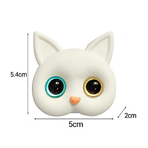 ARFUKA Phone Ring Holder Universal Phone Grip Collapsible Cat Mirror Phone Grip and Phone Stand for Phones and Tablets Pack of 2