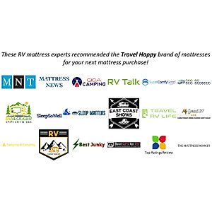 Travel Happy New Item 6 INCH (54x80) Graphite Gel Memory Foam Mattress for Medium Firm Comfort with A Premium 8-Way Stretch Cover for More Luxurious Comfort (Full XL)