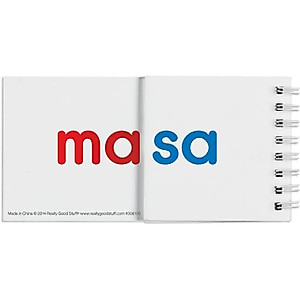 Really Good Stuff Libros de Sílabas (Spanish Syllable Flip Books) - 30 Flip Books