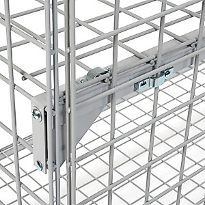 Global Industrial Wire Mesh Security Cage, 36 x 24 x 36
