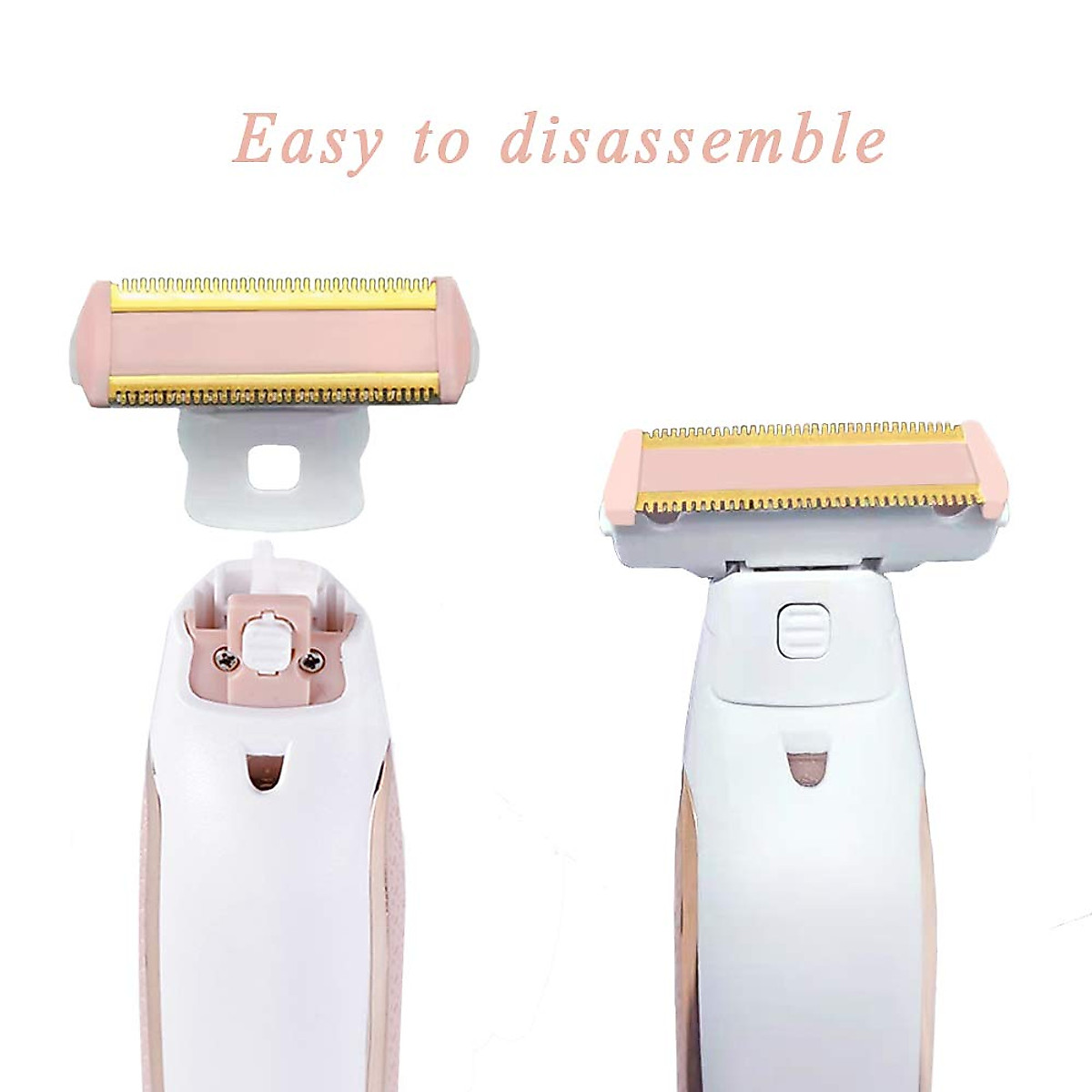 6PCS Women Shaver Replacement Heads for Finishing Touch Flawless Body Rechargeable Ladies Shaver Hair Remover Heads (Pack of 6)