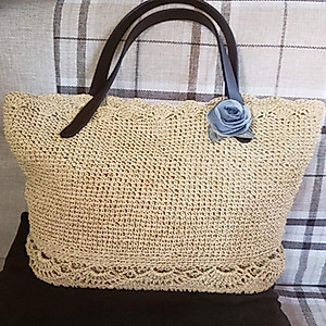 Natural Cotton Raffia Yarn Navy Blue Crochet Summer Sun Hat Yarn,Beach Bag Yarn,Rayon Raffia Crochet Yarn,Crochet Straw Knit Yarn,Knitting Materials,280 Meters/306 Yards