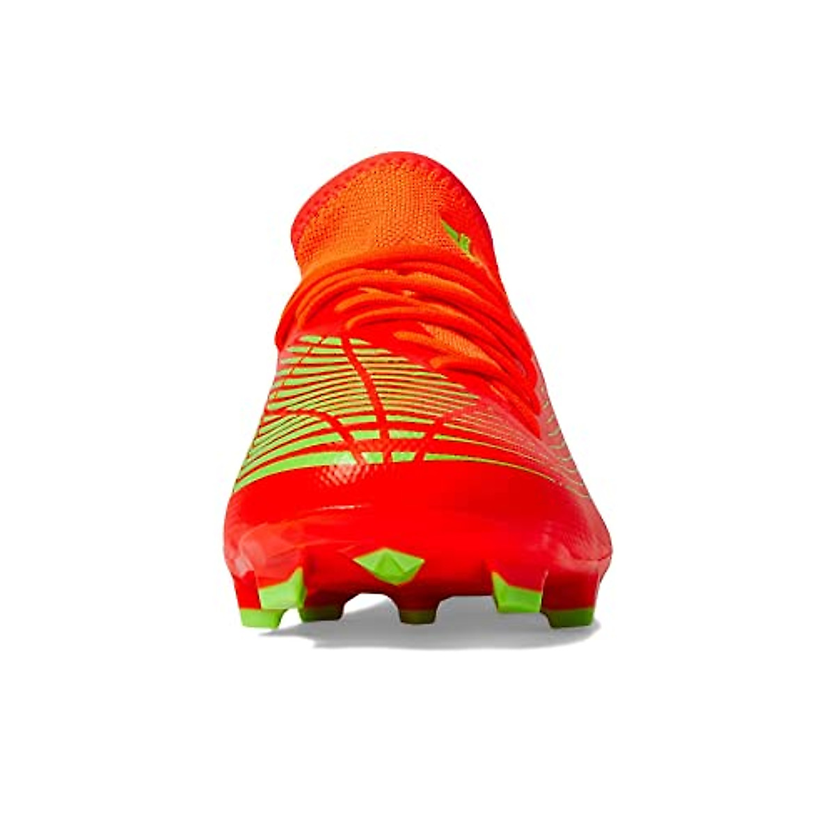 adidas Unisex Edge.3 Predator Firm Ground Soccer Shoe, Solar Red/Green/Black, 8.5 US Men