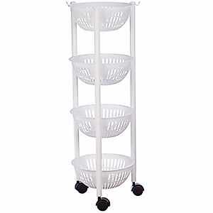 Rolling 4 Tier Kitchen Organizer by Chef's Pride
